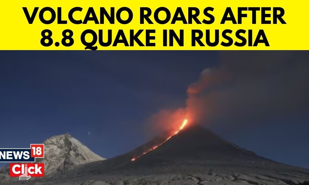 Eurasia's Most Active Klyuchevskoy Volcano Erupts After 8.8 Earthquake ...