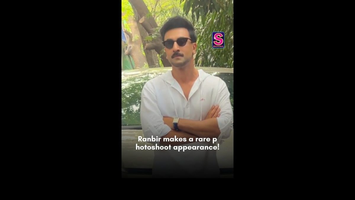 Ranbir Kapoor makes a rare photoshoot appearance, all sharp poses ...