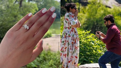 Anshula Kapoor Gets Engaged To Boyfriend Rohan Thakkar In Dreamy NYC Proposal, Flaunts Ring ...