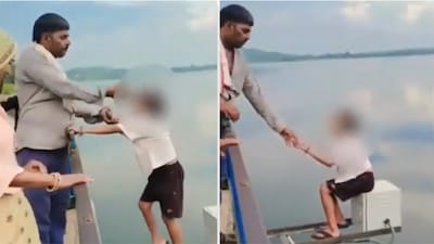 Rajasthan Couple Makes Daughter Pose Dangerously On Dam Edge For Reel ...