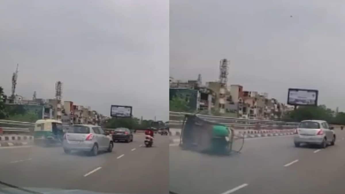 Hit-And-Run On Delhi Flyover Caught On Dashcam, Video Sparks Outrage ...