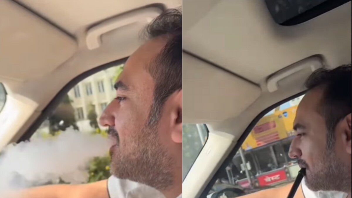 Video: Mumbai Hotelier Caught Smoking Hookah In SUV Despite Statewide ...