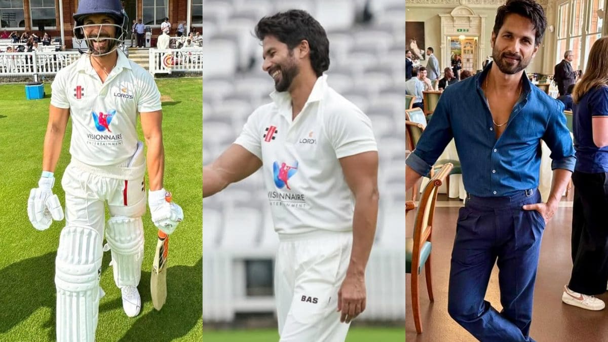 Shahid Kapoor Channels Jersey Vibes As He Hits the Pitch At Lord’s ...