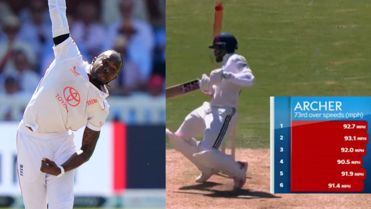 Watch: Jofra Archer Bowls Fastest Over Of Test Career, Registers Speeds ...