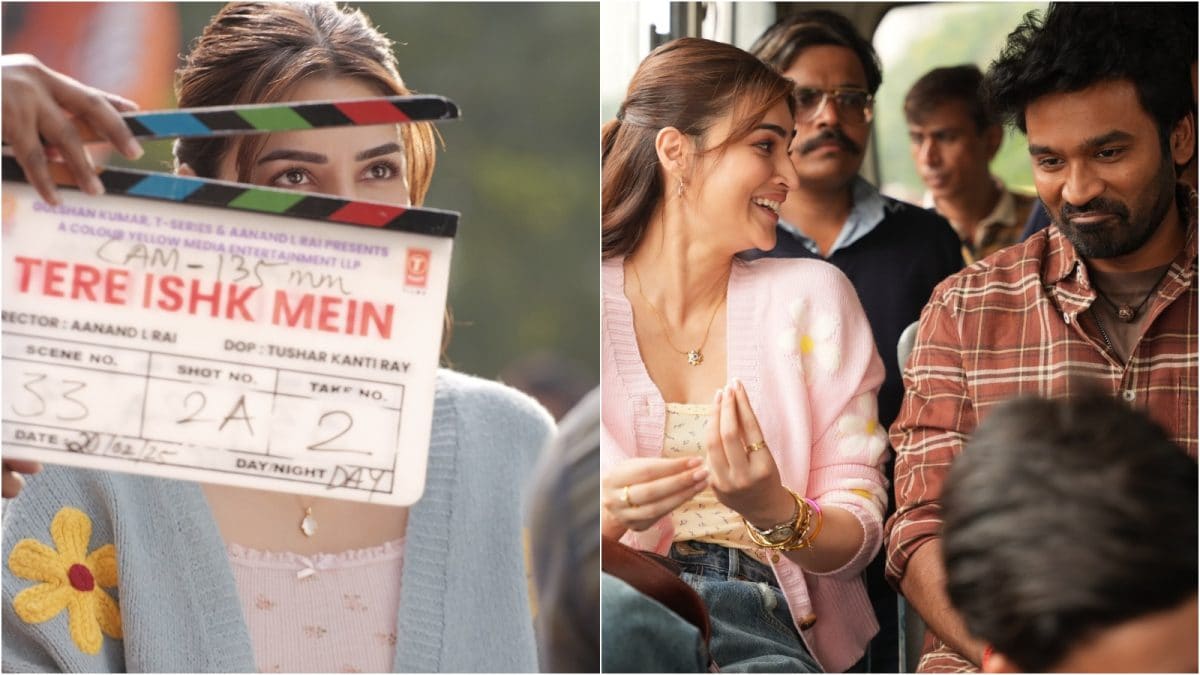 Kriti Sanon Announces Tere Ishk Mein Wrap, Praises Dhanush: ‘One Of The Finest Actors ...
