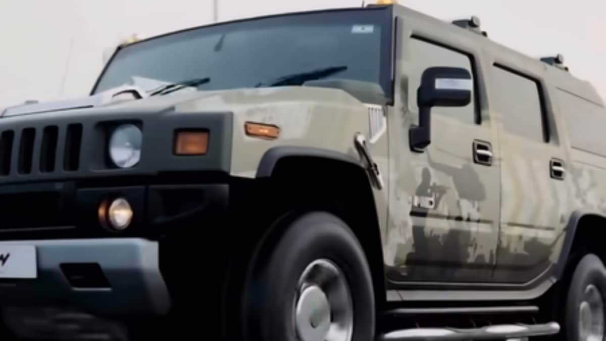 Watch: MS Dhoni's Hummer Gets Military Makeover, Goes Viral On Social ...