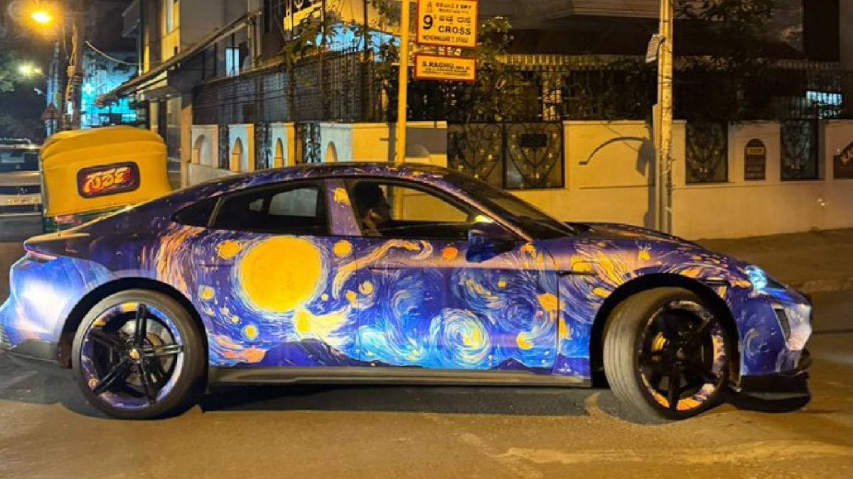 A Van Gogh On Wheels? Bengaluru’s Starry Car Leaves Internet Starstruck ...