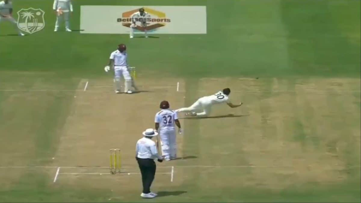 Pat Cummins Takes One-Handed Diving Catch Of His Own Bowling, Video Goes Viral | Cricket News ...