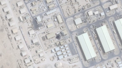 Satellite Images Show US Communications Dome Damaged In Iran's Strike ...