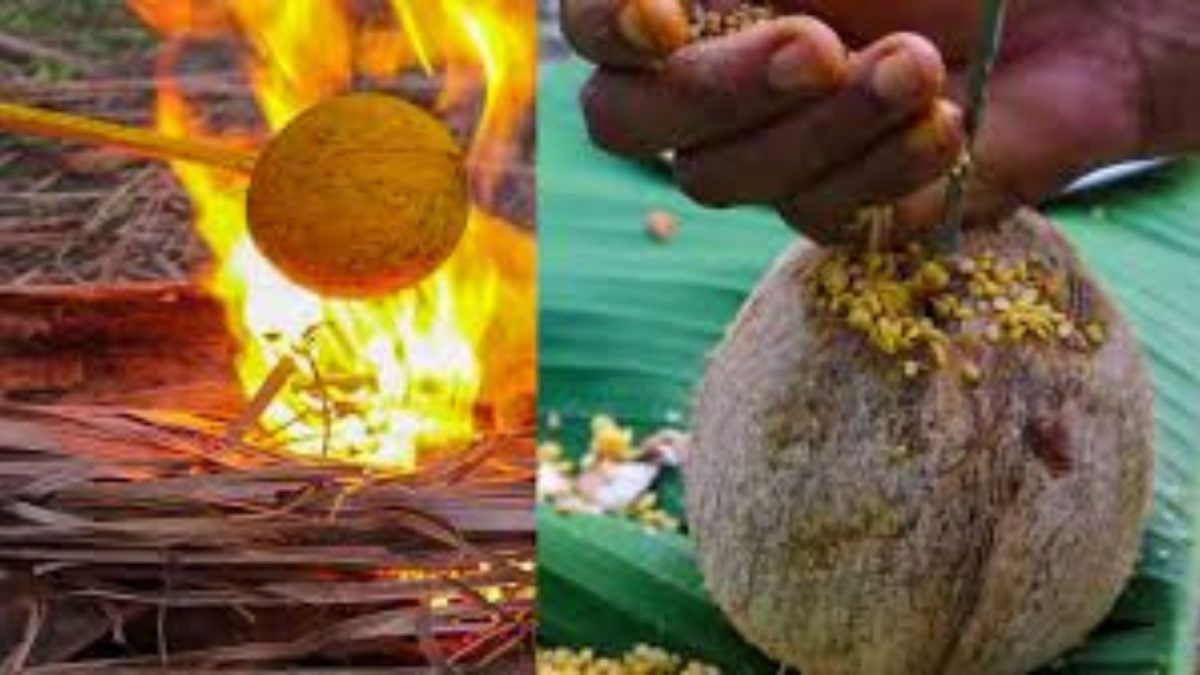 Where Fire Meets Faith: Salem’s Coconut Roasting Ritual | Viral News ...