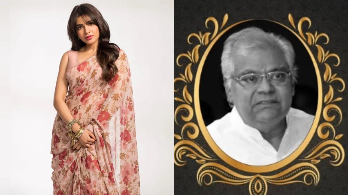 Samantha Ruth Prabhu Mourns Demise Of Kota Srinivasa Rao, Calls Him ...
