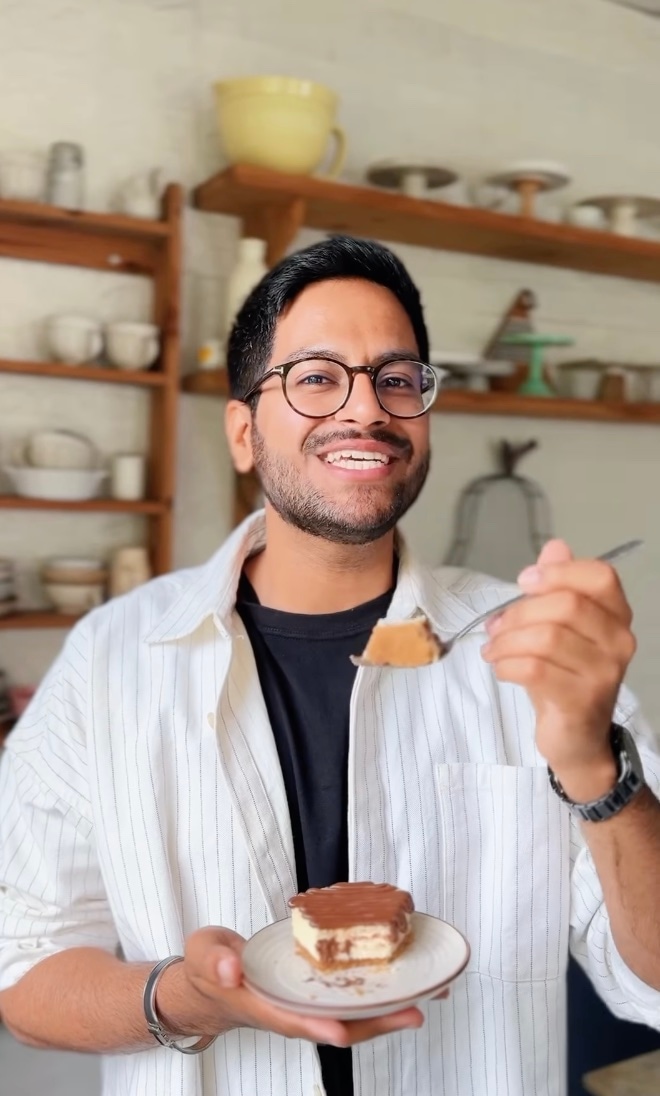 Easy Eggless Cheesecake Recipe by Shivesh Bhatia