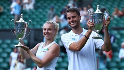 Katerina Siniakova, Sam Verbeek Win 2025 Wimbledon Mixed Doubles Title ...