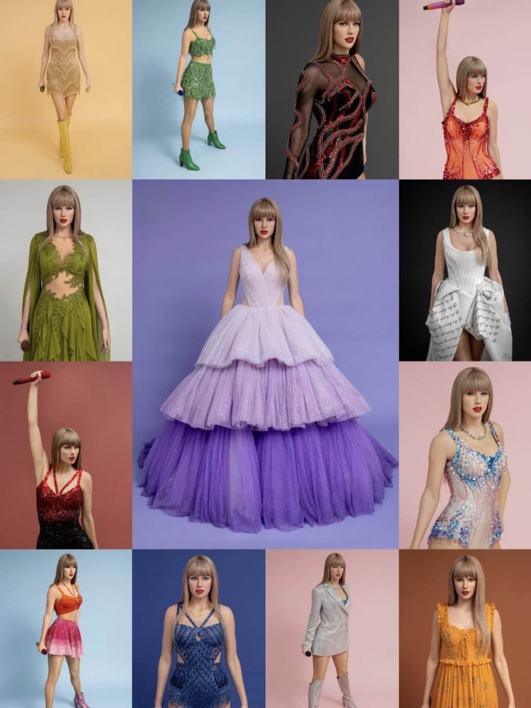 Madame Tussauds Reveals 13 Taylor Swift Wax Figures from Eras Tour