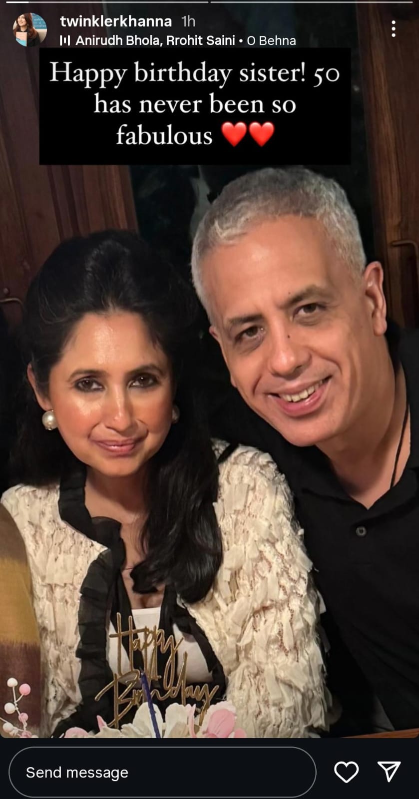 Twinkle Khanna Drops Rinke Khanna’s RARE Pic On Her Birthday: '50 Has ...