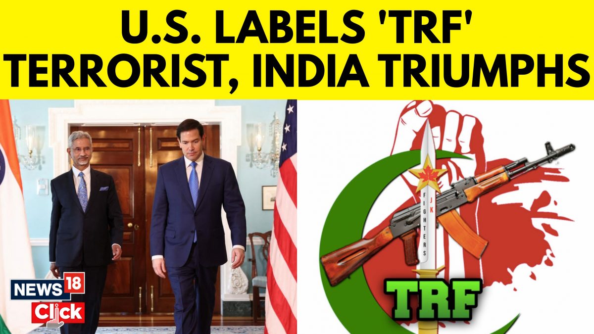 India welcomes US decision to designate TRF as foreign terrorist ...