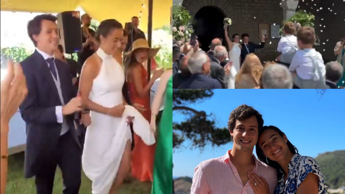 Caroline Garcia Ties The Knot With Borja Duran In Fairytale Wedding | Watch | Sports News - News18