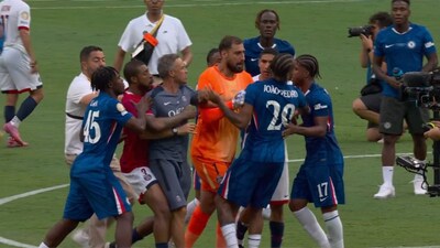 PSG Coach Luis Enrique Hits Chelsea's Joao Pedro On His Face After CWC ...