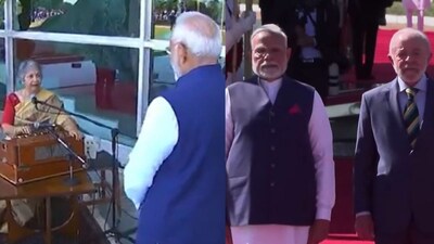 144 Horses, Indian Music: PM Modi Gets Grand Welcome At Brazil's Alvorada Palace | Watch | India ...