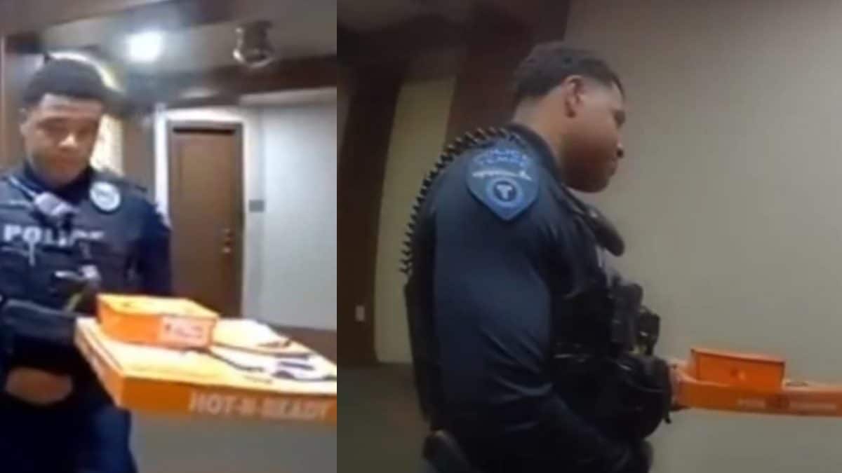 Video: Police Deliver Pizza After Arresting Delivery Agent For ...