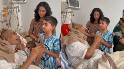 8-Year-Old Peetha Successor Sings Devotional Song For Ailing 90-Year ...