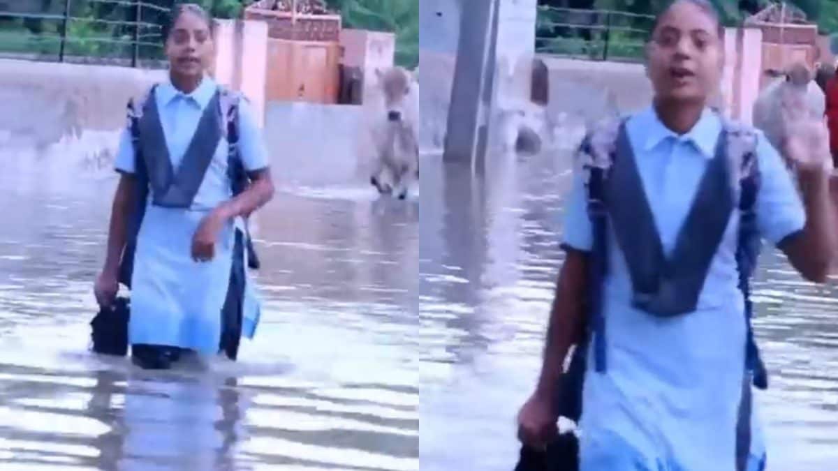 'Neta Ji Mauj Karo...': School Girl's Sattire On Rajasthan Waterlogged ...