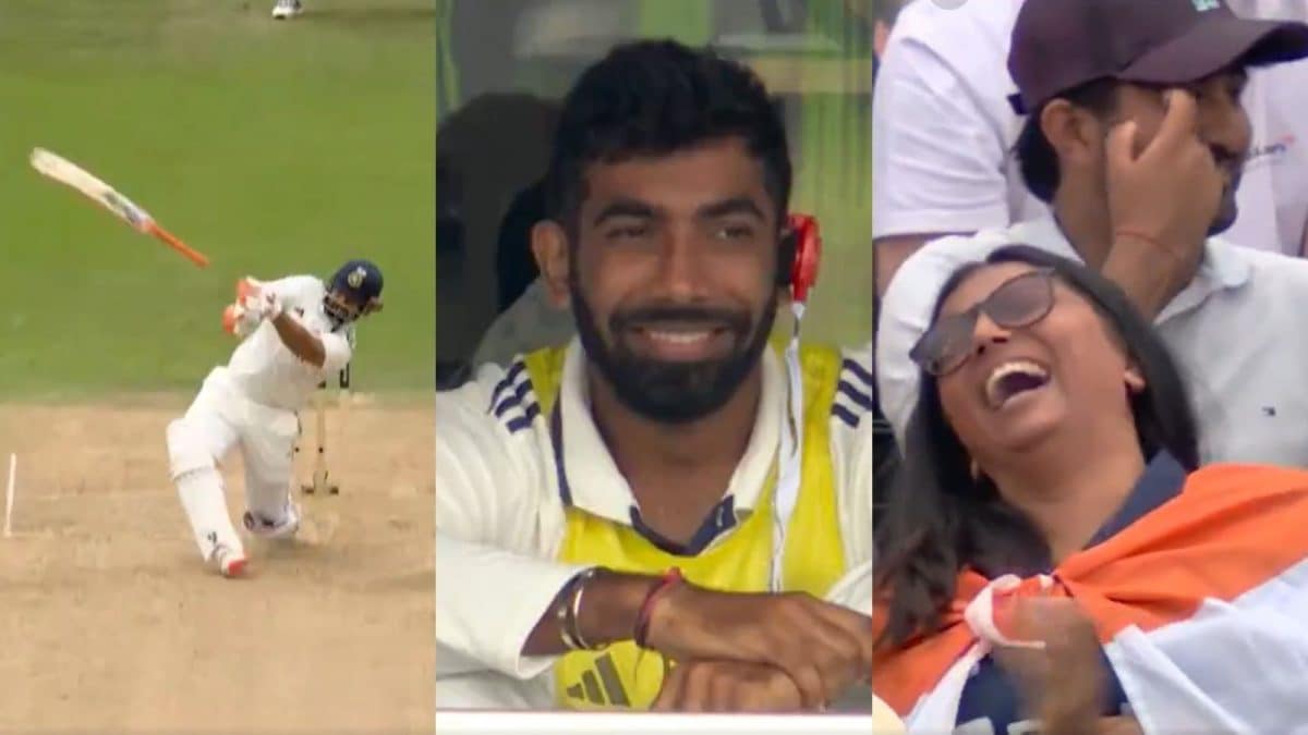 Rishabh Pant's Bat Goes Flying As India Wicketkeeper Attempts Big Shot ...