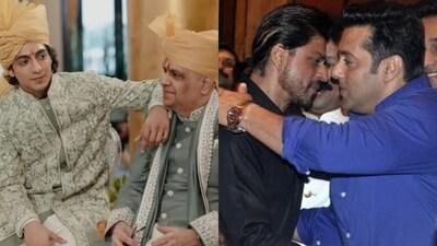 Ahaan Panday's Dad Chikki Panday Reunited SRK, Salman Khan At Baba ...