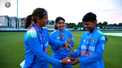 Why Harmanpreet Kaur Shared Her Player-Of-The-Match Award With Fast ...