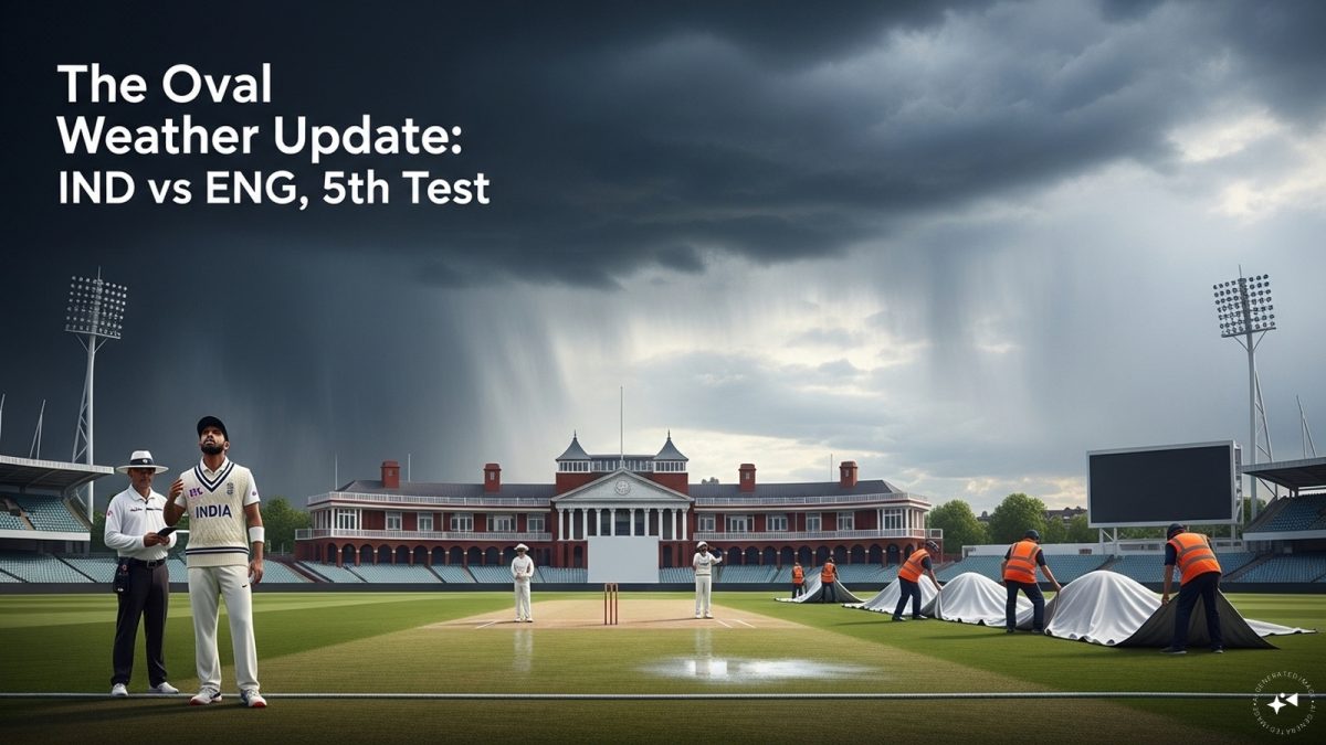 IND vs ENG Oval Test, London Weather Highlights: India 204/6 After ...
