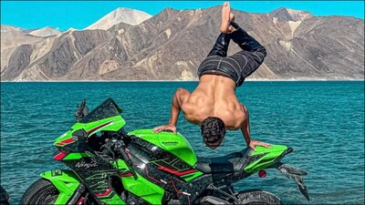 YouTuber Booked For Performing Dangerous Bike Stunts In Ladakh's ...