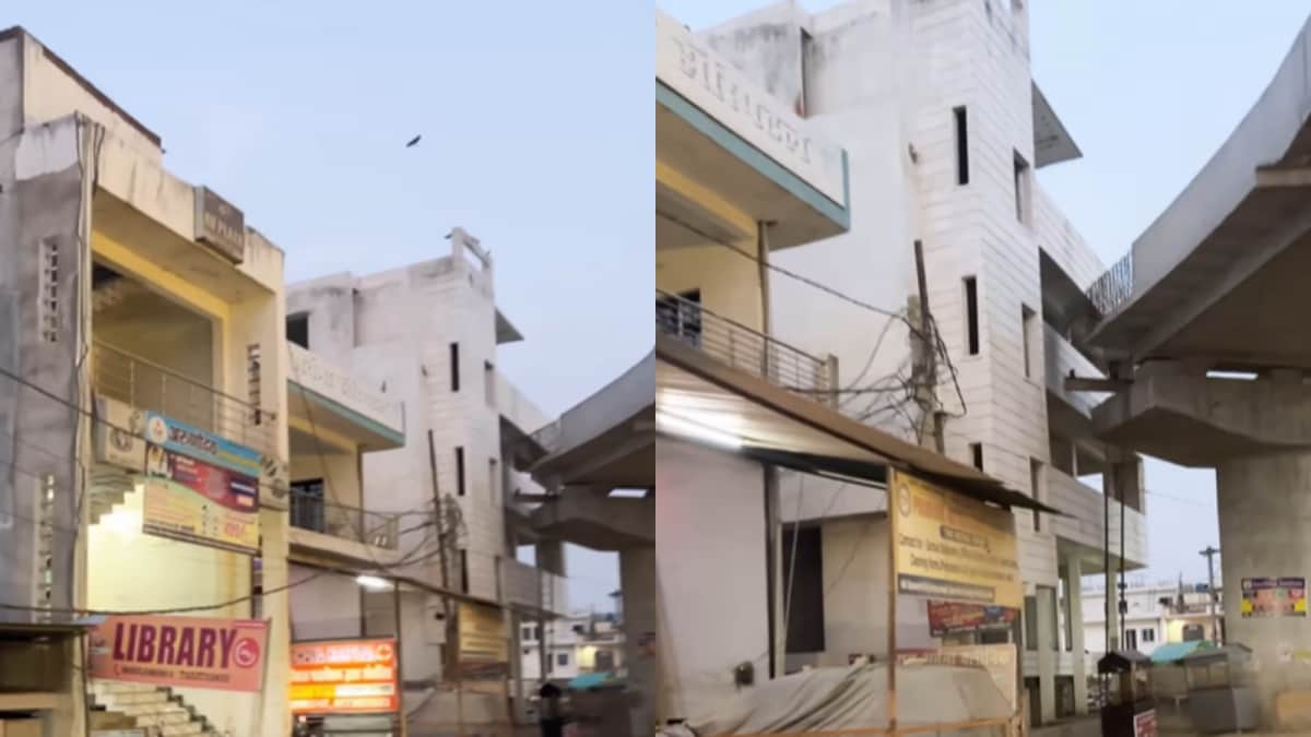 This Lucknow Bridge Goes Straight Into A Building. Internet Calls It ...