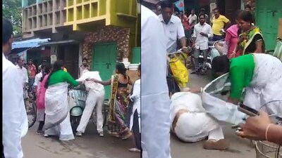 TMC Woman Worker Thrashes Senior CPM Member In Viral Bengal Video ...