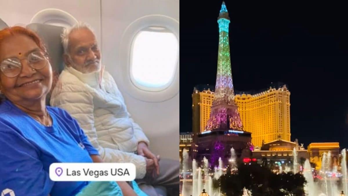 'Fulfilling Promises': Indian Techie Takes Parents To Vegas, Internet ...
