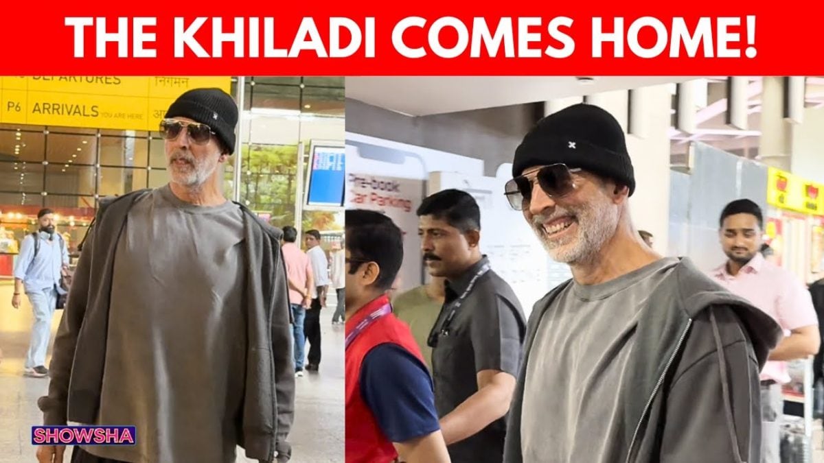 Akshay Kumar Flaunts His White Bearded Look As He Returns From London I ...