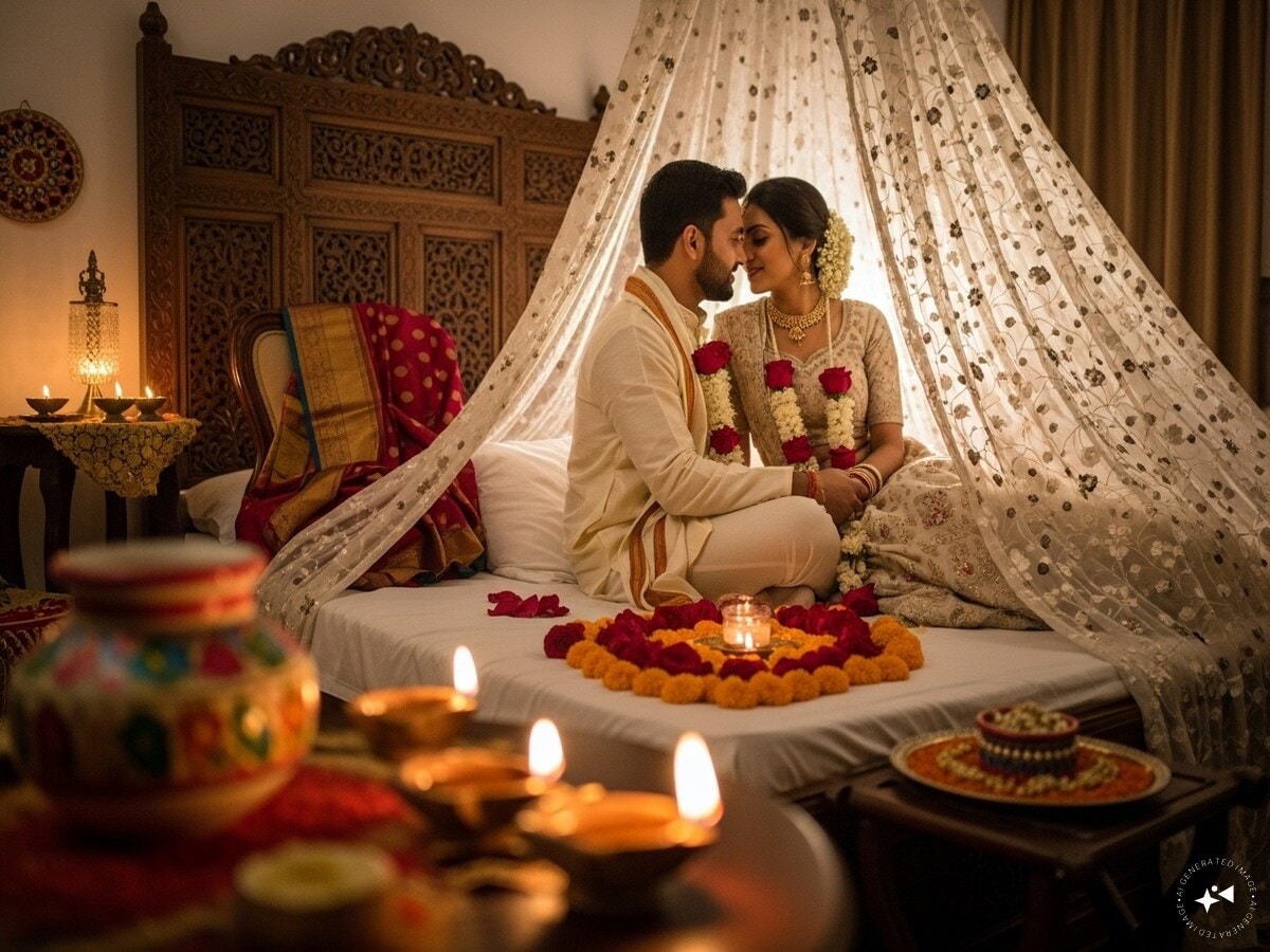 A Bed Of Flowers, A Glass Of Milk, And A Shy Bride: 'Suhagraat' Beyond ...