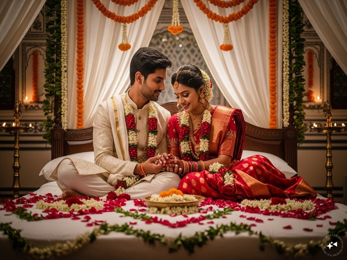 A Bed Of Flowers, A Glass Of Milk, And A Shy Bride: 'Suhagraat' Beyond ...
