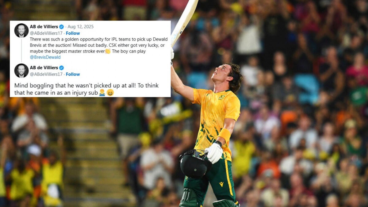 ABD Says IPL Missed 'Golden Opportunity' As Brevis Hits 41-Ball Hundred ...