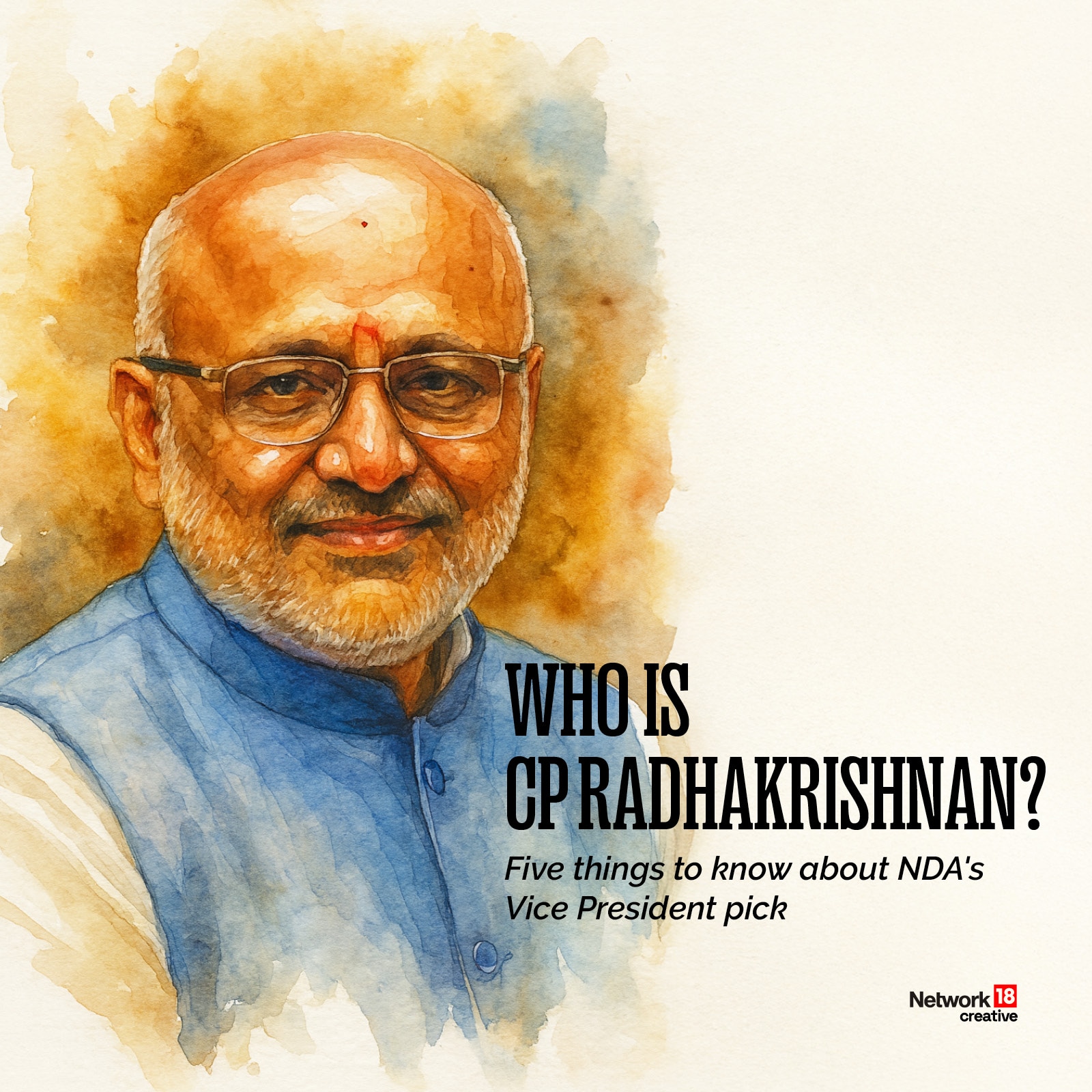 Who Is CP Radhakrishnan? Five Things To Know About NDA's Vice President Pick