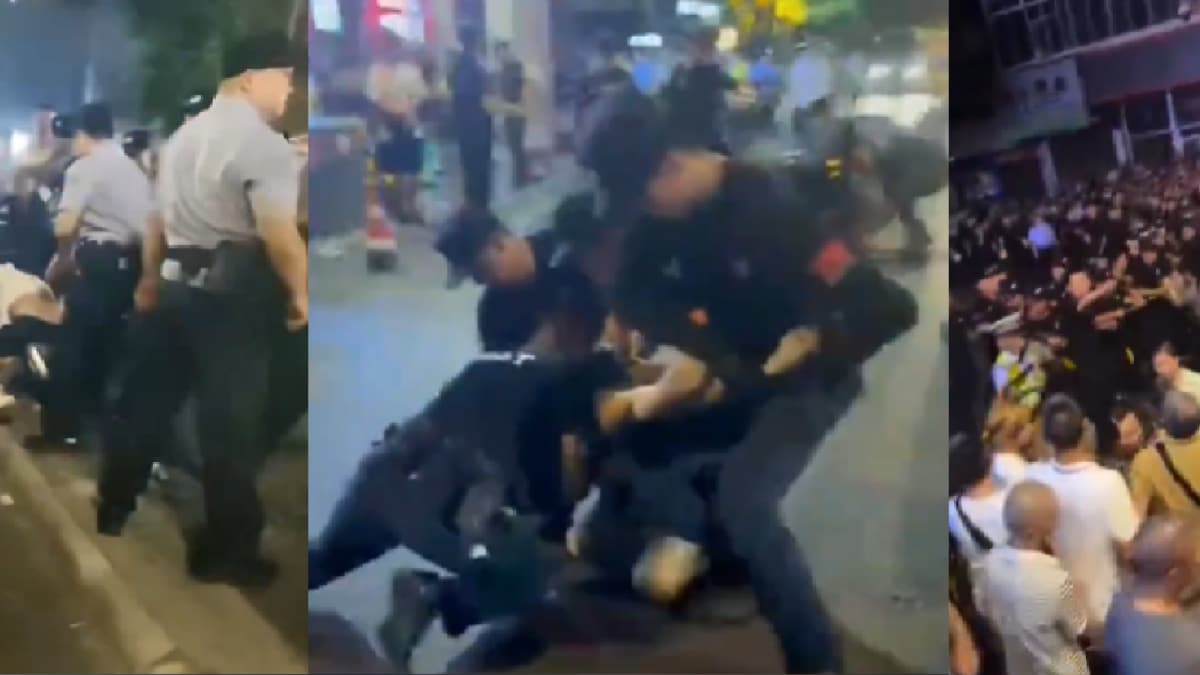 China Sees Rare Midnight Protest Over Bullying Case; Cops Use Batons To ...