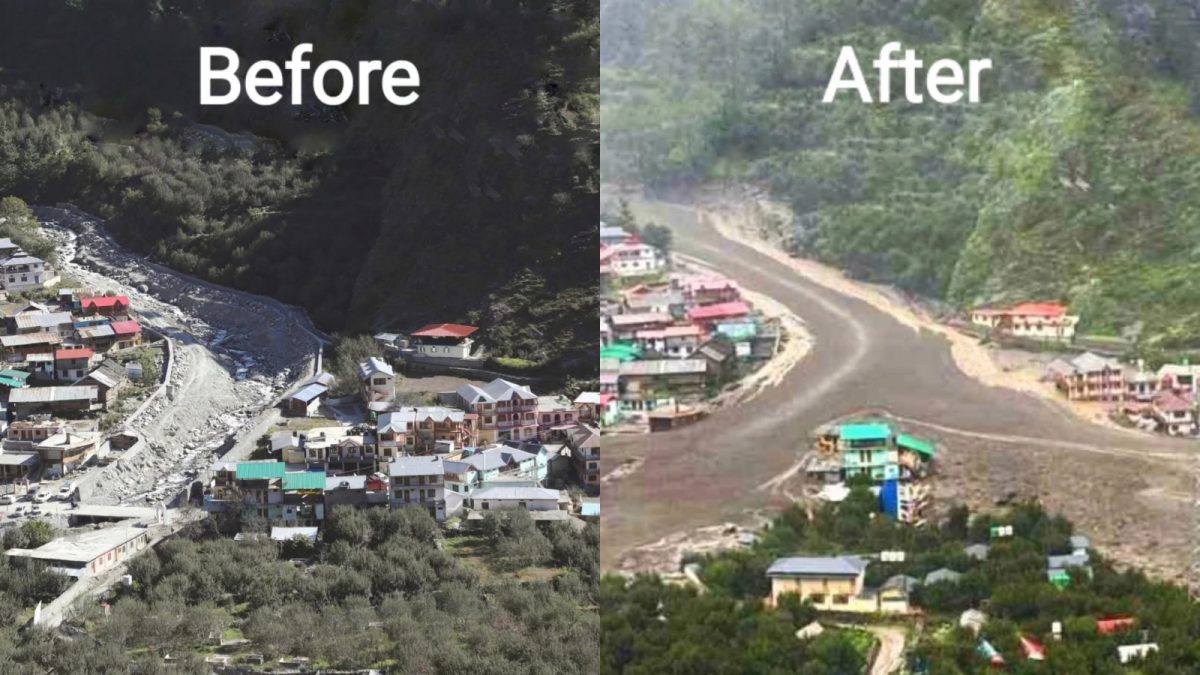 Before & After Photos Of Dharali Village In Uttarakhand Show ...