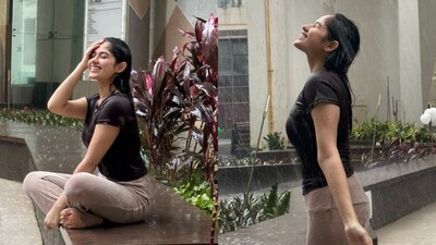 Jannat Zubair Enjoys Mumbai Monsoon, Fans Call Her 'Rain Paglu' | See ...
