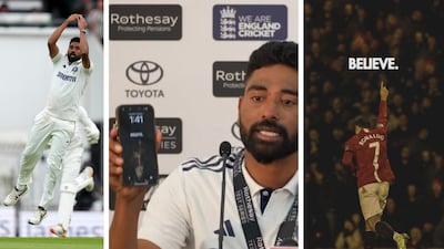 Mohammed Siraj Shows Off Cristiano Ronaldo's Believe Wallpaper That ...