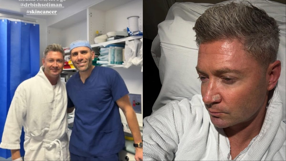 Michael Clarke's Latest Skin Cancer Care: 'Another One Cut Out Of My ...