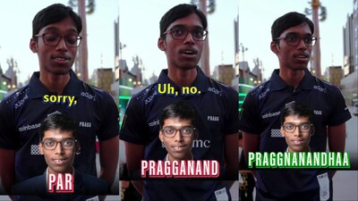 R Praggnanandhaa Fumbles Twice When Asked To Spell His Name, Video ...
