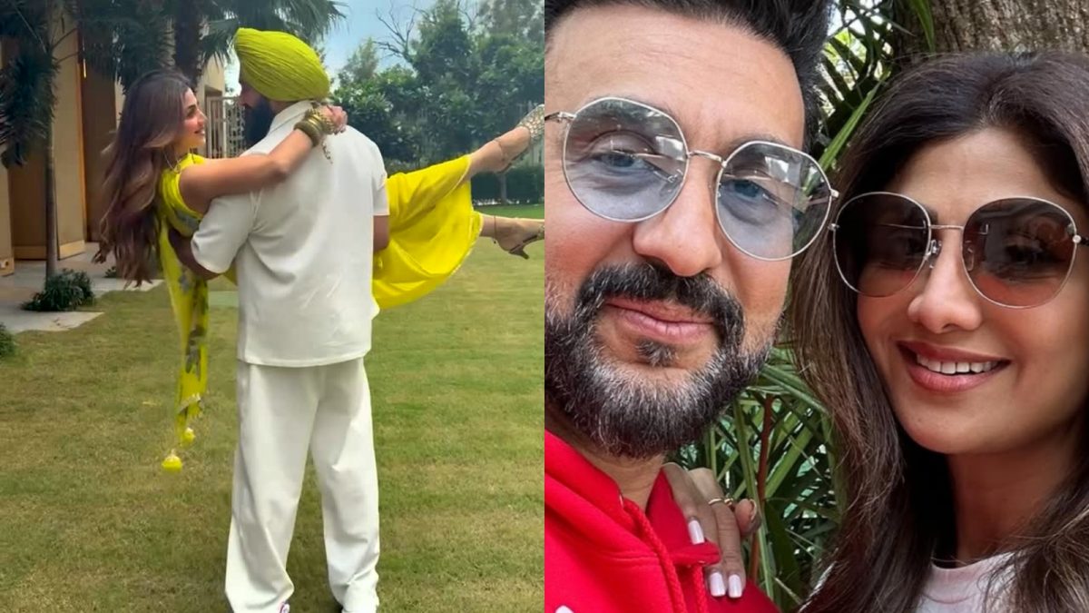 Raj Kundra Lifts Shilpa Shetty In His Arms In Romantic Video: ‘Love You ...