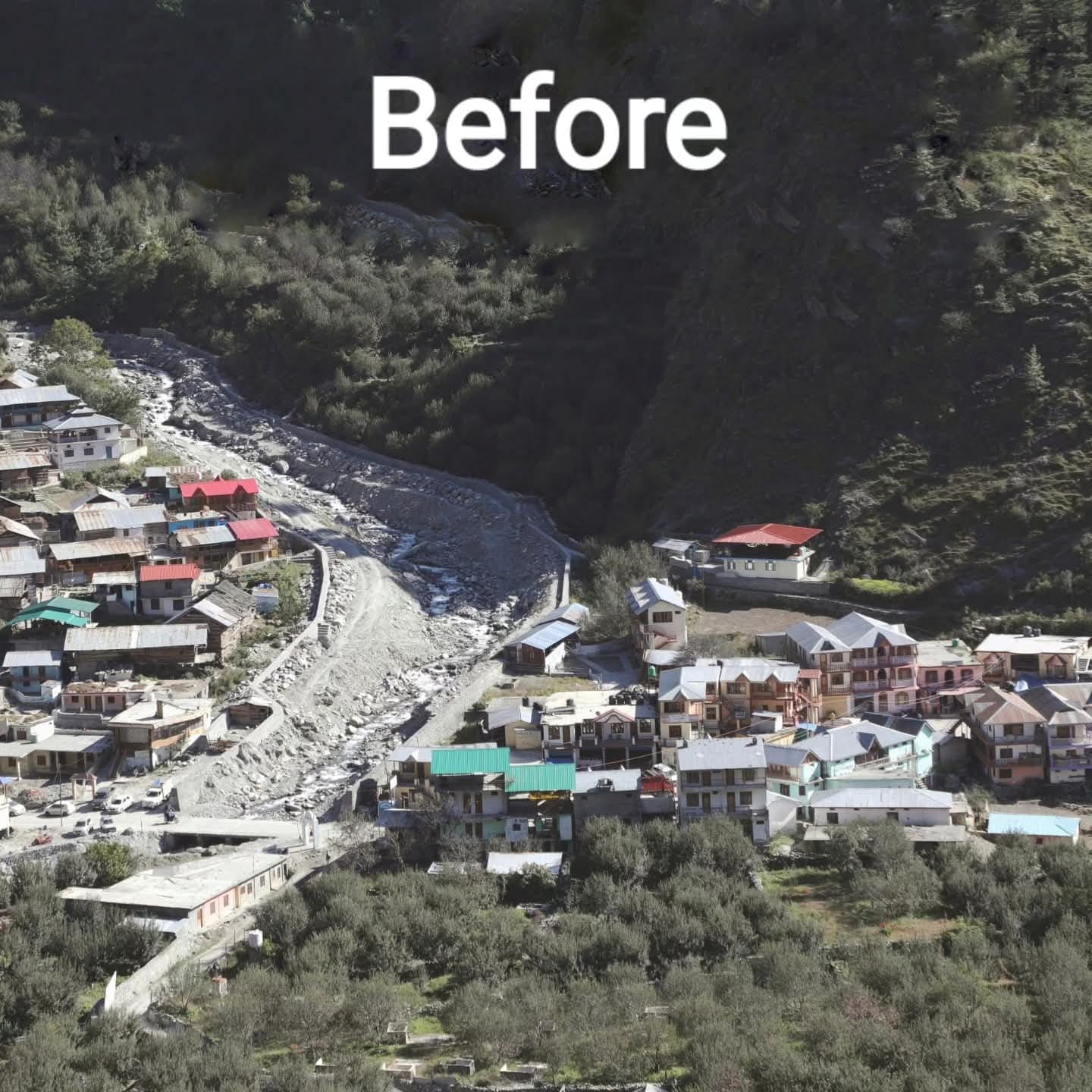 Before & After Photos Of Dharali Village In Uttarakhand Show ...