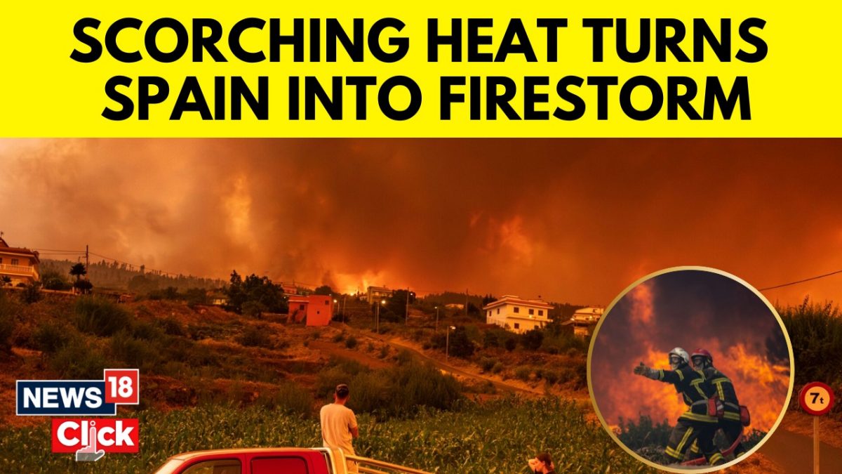 Spain wildfire horror: Five areas largely affected; thousands evacuated ...