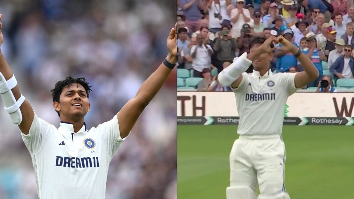 Flying Kisses & A Heart: Yashasvi Jaiswal's Century Celebration Sets ...