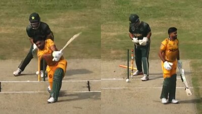 Babar Azam Clean Bowled By 47-Year-Old Former Pakistan Spinner During ...